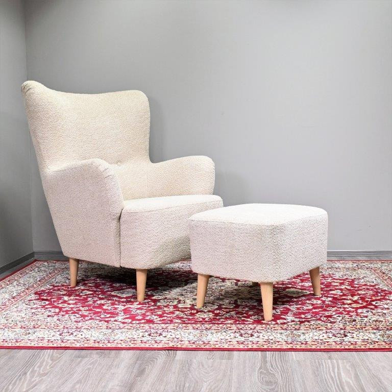 Emilia nojatuoli beige - Kaluste-Kaverit Verkkokauppa